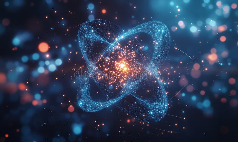 Abstract Representing the Concept of Quantum Energy, Quantum, Energy ...