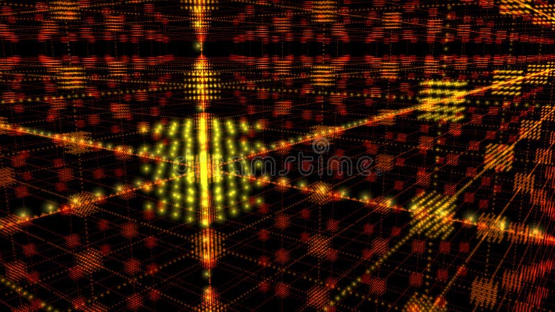 An Abstract that Represents Cyberspace. Crypto Currency Accumulation ...