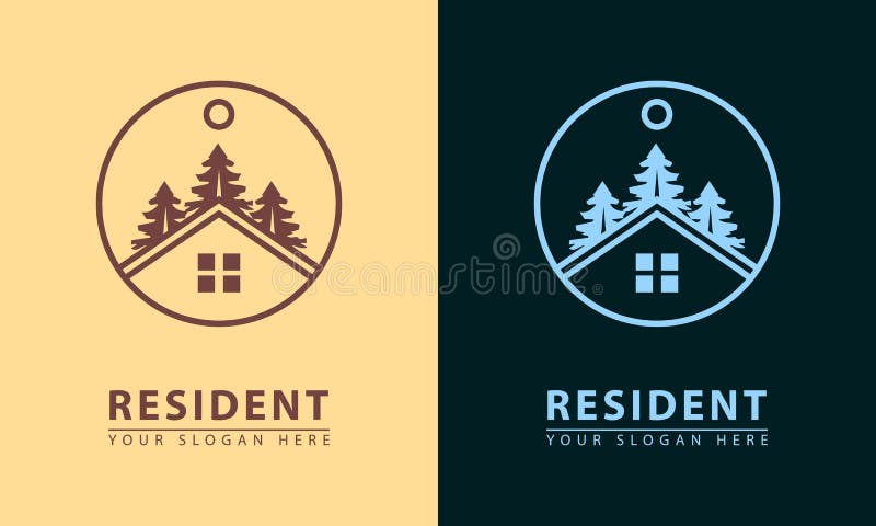 Abstract resident logo stock vector. Illustration of corporate - 255971318