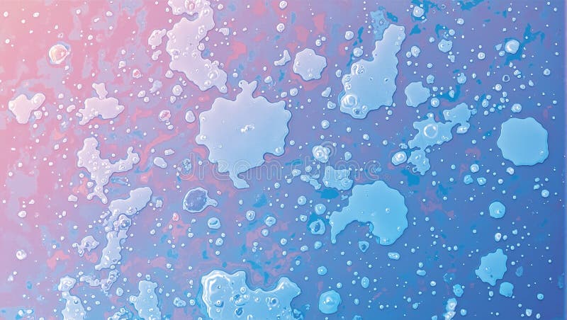 Abstract Resin Curing with Glossy Surface and Trapped Air Bubbles Stock ...