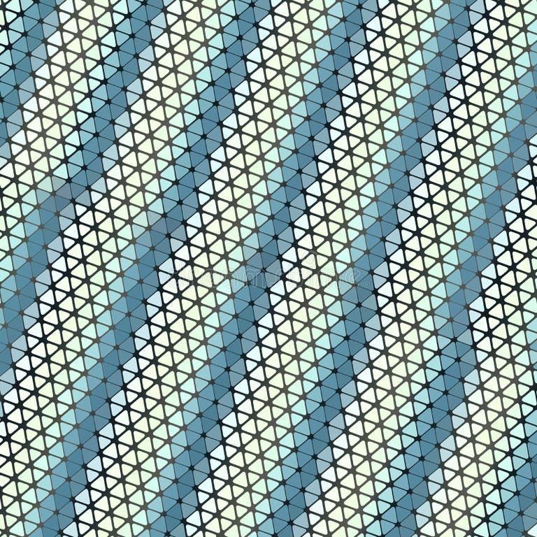 Abstract Retro Artistic Low Polygon Triangle Strip with Geometric Grid ...