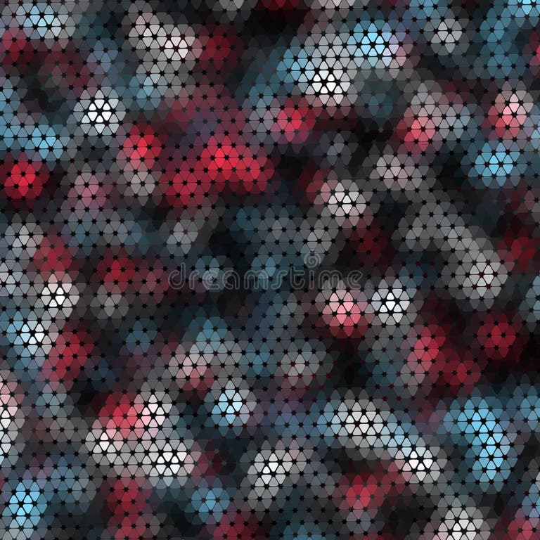 Abstract Retro Artistic Low Polygon Triangle Strip with Geometric Grid ...