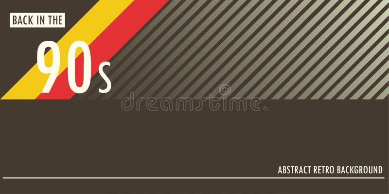 Abstract Retro Background Back in the 90s Stock Illustration ...