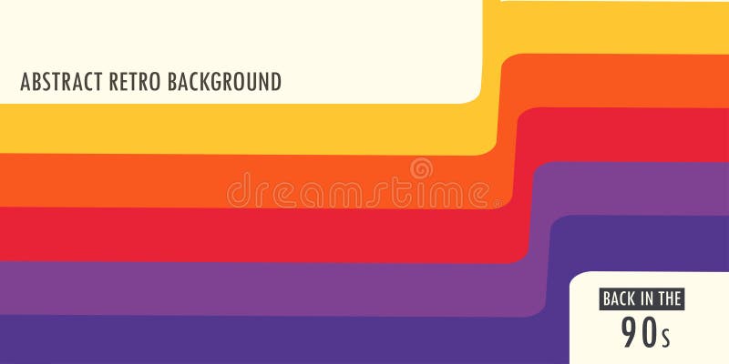 Abstract Retro Background Back in the 90s Stock Vector - Illustration ...