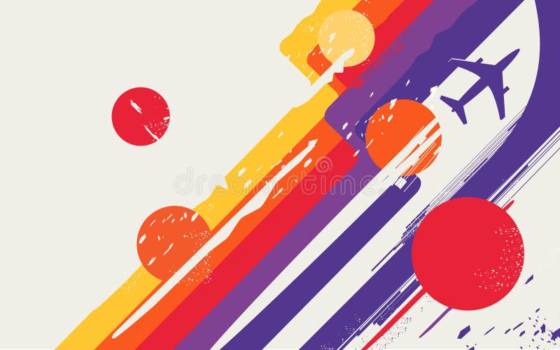 Abstract Retro Background in Back To the 90s Style Stock Illustration ...