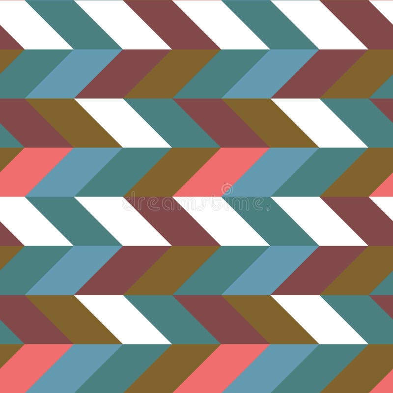 Abstract Retro Colorful Parallelogram Seamless Pattern. the Geometric ...