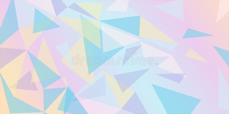 Abstract Retro Colorful Pastel Geometric Background, Gradient Triangle ...
