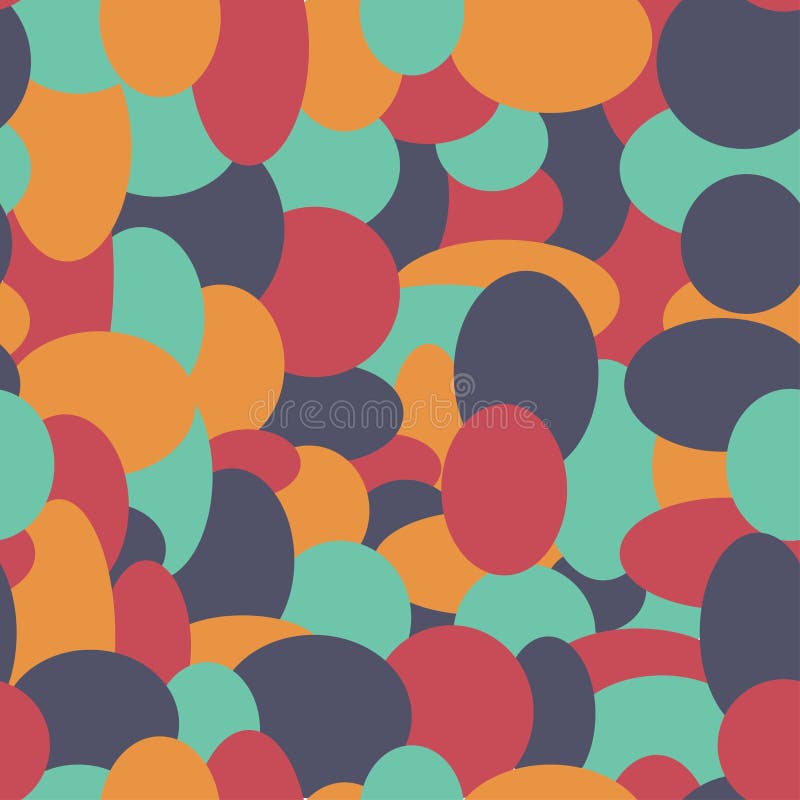 Abstract Retro Confetti Vector Seamless Pattern Stock Vector ...