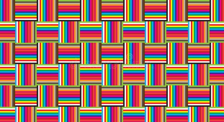 Abstract Retro Pattern.Texture from Rhombus/squares Stock Illustration - Illustration of fashion ...