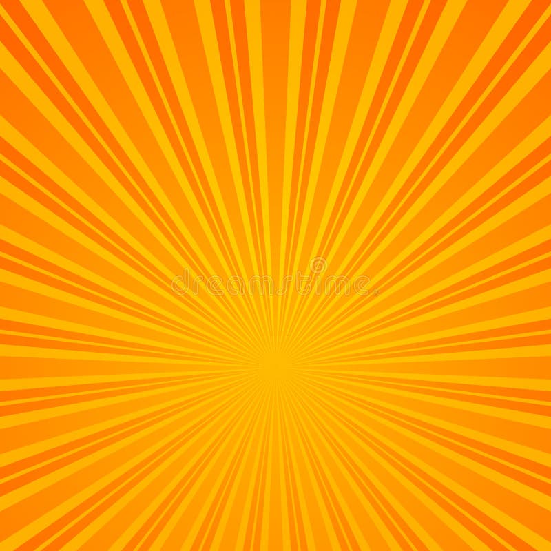 Sun`s Orange Rays or Explosion Background for Design Speed, Move Stock ...