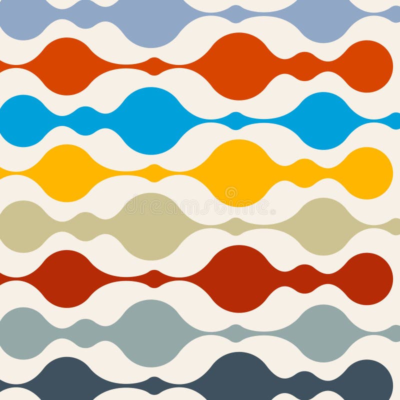 Abstract Retro Shapes. Vector Stock Illustration - Illustration of ...