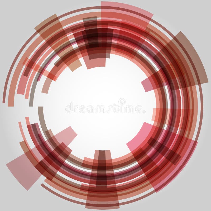 Abstract Retro Technology Circle. Vector . Stock Vector - Illustration ...