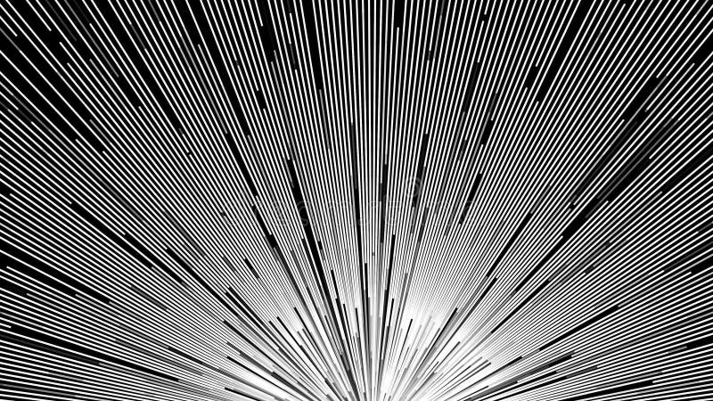 Noir Abstract Radiating Light Beam Lines Background Loop Stock Video ...