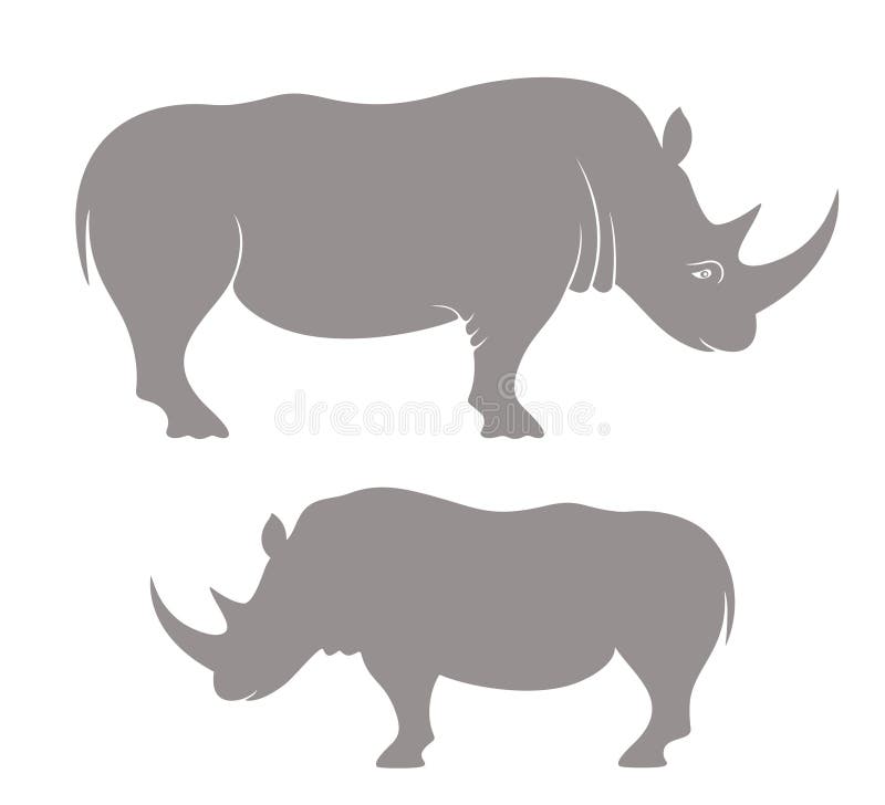 Abstract Rhino stock vector. Illustration of mammal, rhinoceros - 83355062