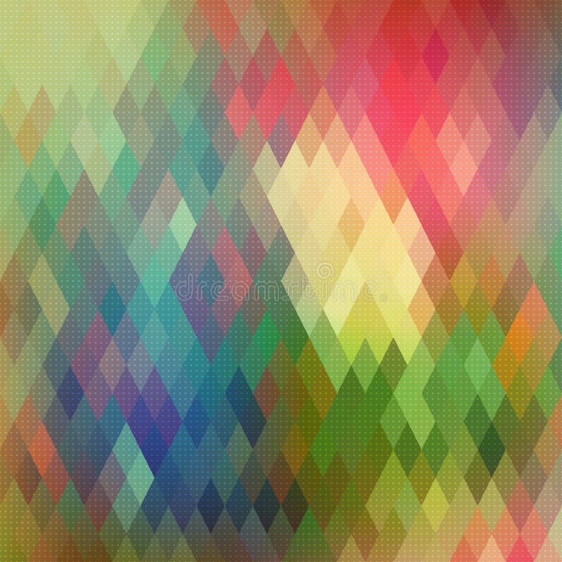 Abstract Rhombus Background Stock Vector - Illustration of colorful ...