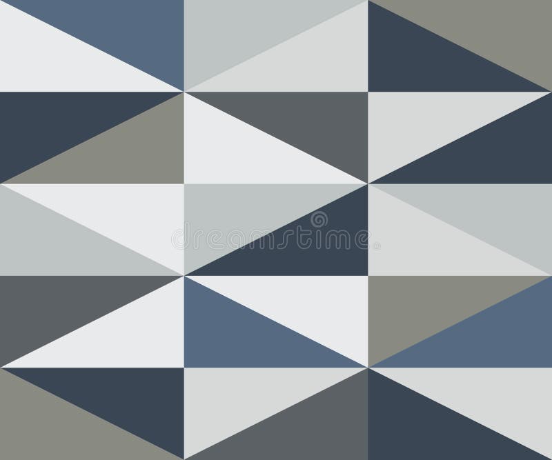 Abstract Rhombus Cold Colors Pattern Stock Vector - Illustration of ...