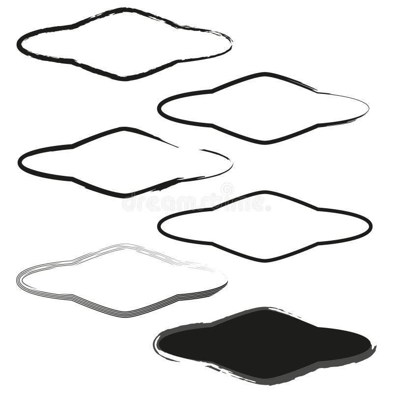 Rhombus Outline Figure Stock Illustrations – 978 Rhombus Outline Figure ...