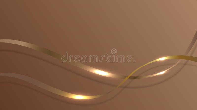 Abstract Ribbon with Glowing Light Effect on Silver Background Stock ...