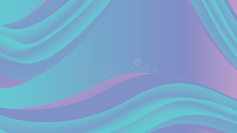 Abstract Ribbon Wallpaper on Soft Blue Background Stock Vector ...
