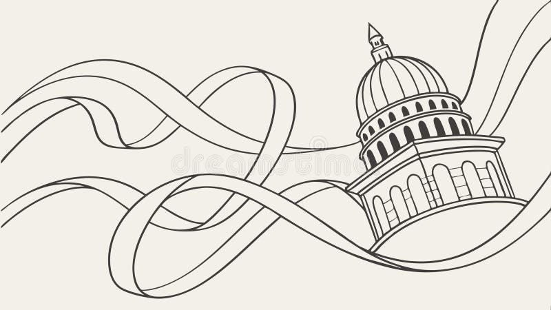 Abstract Ribbon Waves, Flowing Lines and Dynamic Movement in Design ...