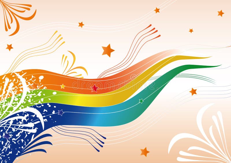 Abstract ribbons stock vector. Illustration of ornate - 5490088