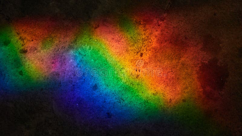 Abstract Rich Color Spectrum on Black Background Stock Photo - Image of ...
