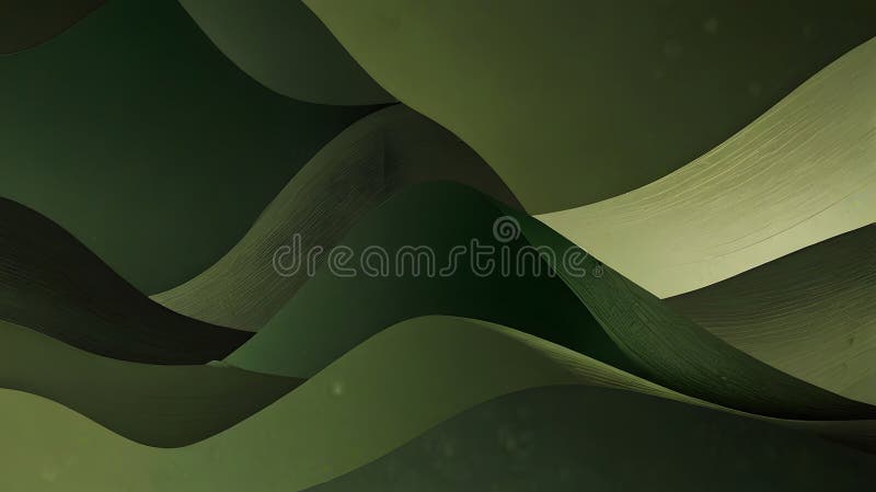 Abstract Rich Olive Green Background with Fluid Gradient Stock ...
