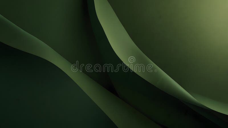 Abstract Rich Olive Green Background with Fluid Gradient Stock ...