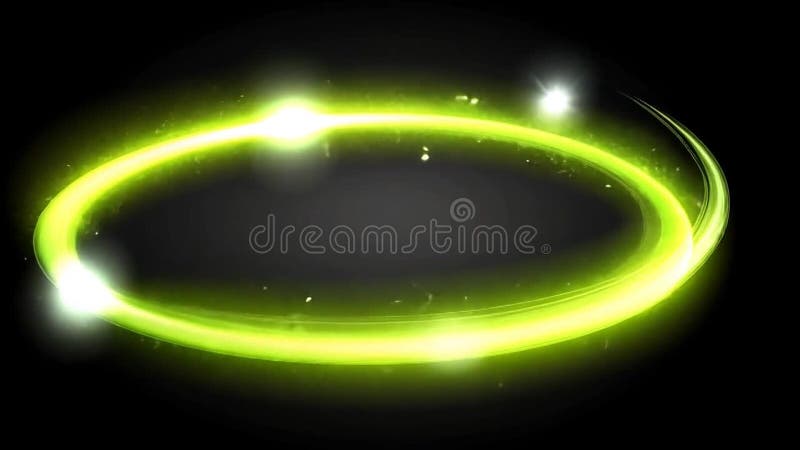 Abstract Ring of Light, Glowing with Energy on a Gradient Background ...