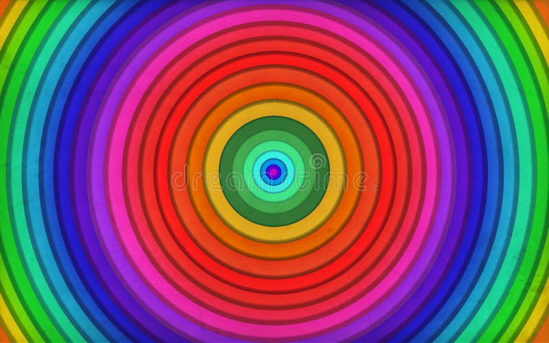 Abstract Ring with Rainbow Colors Stock Illustration - Illustration of ...
