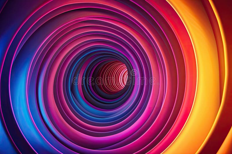 Abstract Rings Background for Business Presentation. Radial Bright ...