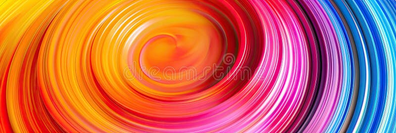Abstract Rings Background for Business Presentation. Radial Bright ...