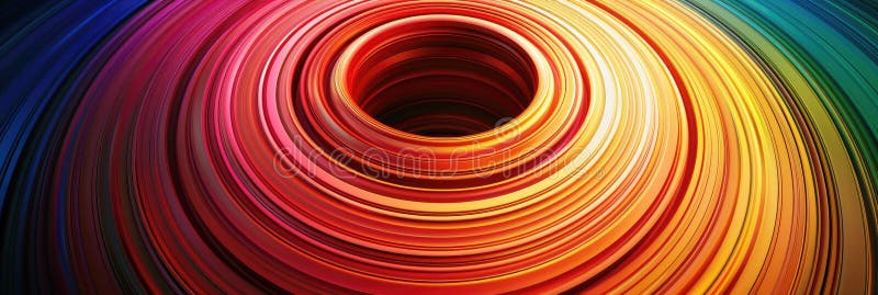 Abstract Rings Background for Business Presentation. Radial Bright ...