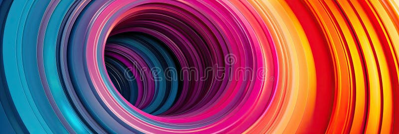 Abstract Rings Background for Business Presentation. Radial Bright ...
