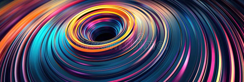 Abstract Rings Background for Business Presentation. Radial Bright ...