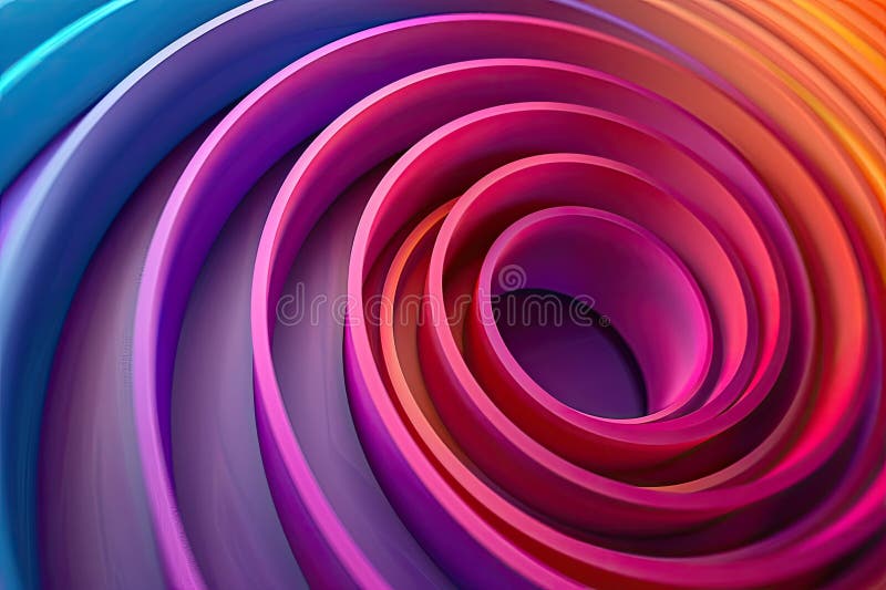 Abstract Rings Background for Business Presentation. Radial Bright ...
