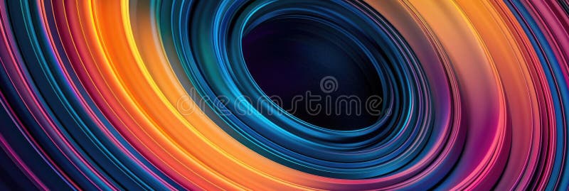 Abstract Rings Background for Business Presentation. Radial Bright ...