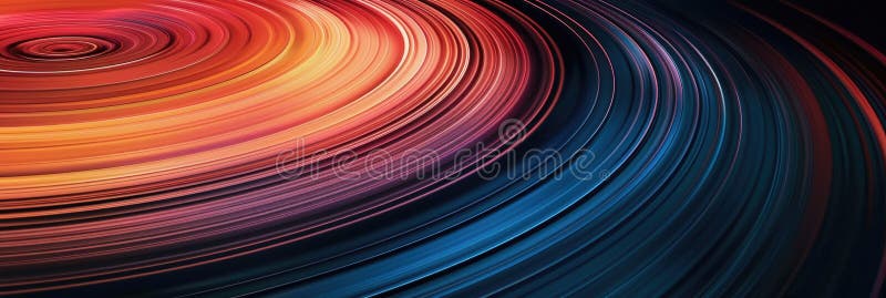 Abstract Rings Background for Business Presentation. Radial Bright ...