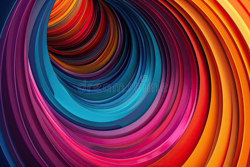 Abstract Rings Background for Business Presentation. Radial Bright ...