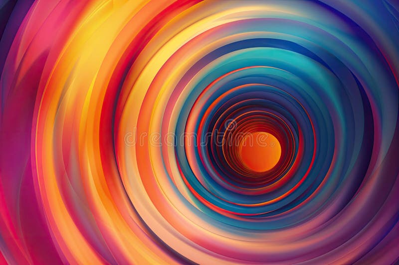 Abstract Rings Background for Business Presentation. Radial Bright ...