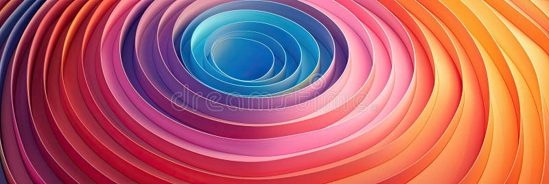 Abstract Rings Background for Business Presentation. Radial Bright ...