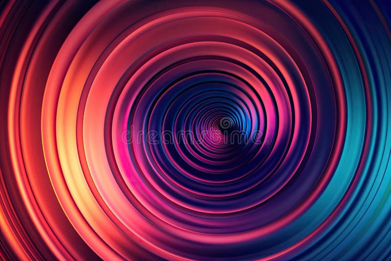 Abstract Rings Background for Business Presentation. Radial Bright ...