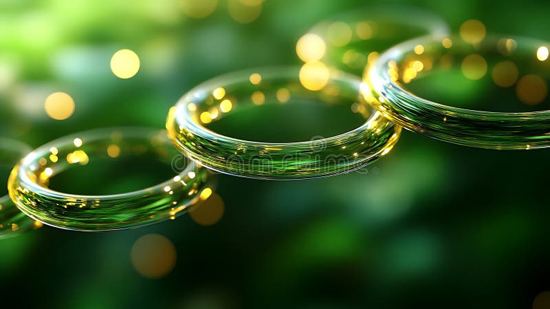 Abstract Rings Seamless Pattern for Your Design Stock Vector ...