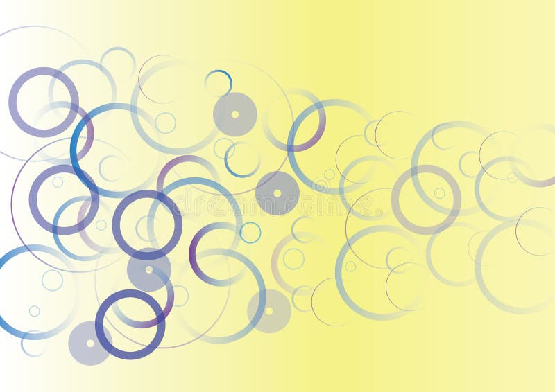 Abstract Rings Seamless Pattern for Your Design Stock Vector ...