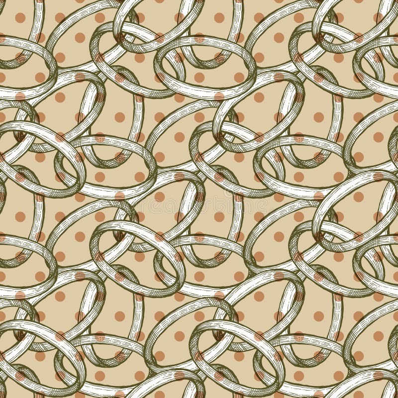 Abstract Rings with Polka Dot Stock Vector - Illustration of element ...