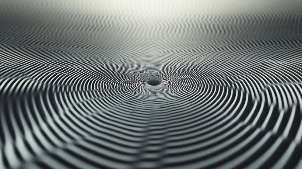 Abstract Ripple Pattern with Concentric Circles Stock Illustration ...