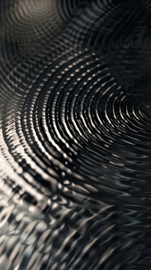Abstract Ripple Pattern on Water Surface Stock Photo - Image of water ...