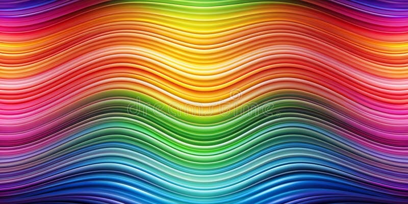Abstract Ripples Multicolor Pattern AI-Created Content Stock ...