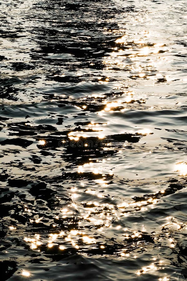 Abstract River with Sparkling Light Stock Photo - Image of clear, pure ...