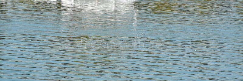 Abstract River Surface with Micro Ripples and Soft Light Reflections ...